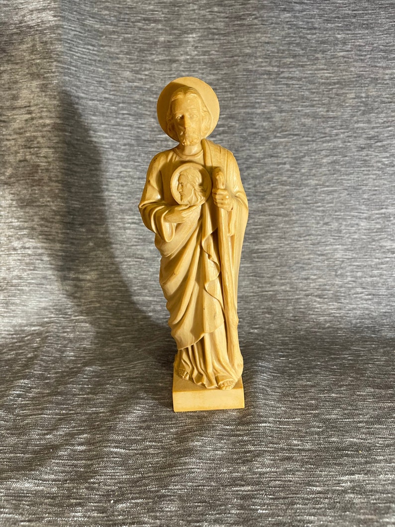 Vintage St. Jude Thaddaeus Statue 138 - Etsy