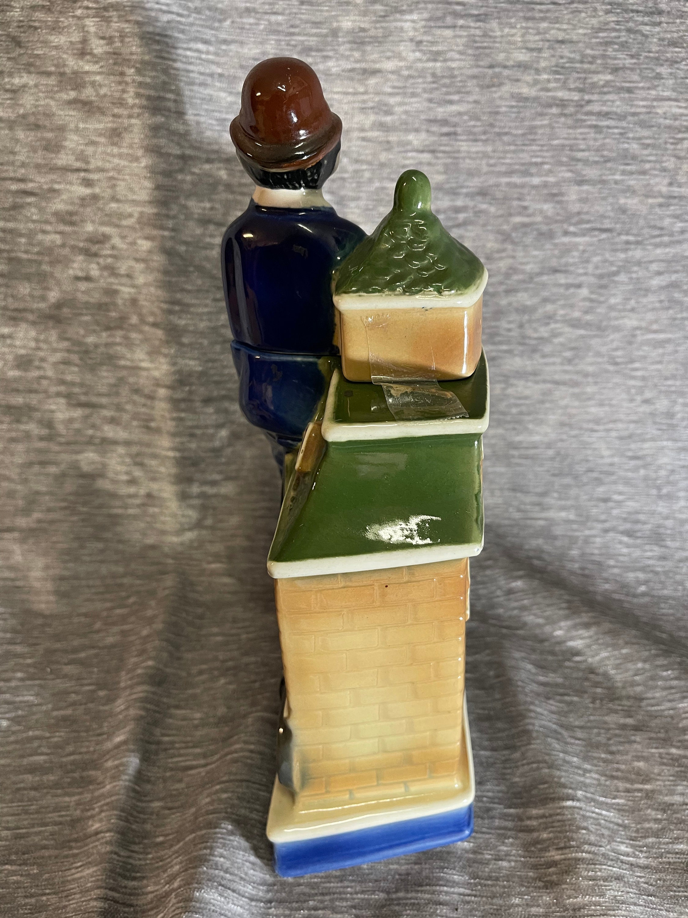 Vintage Heritage China Decanter Man on Unicycle 156 - Etsy