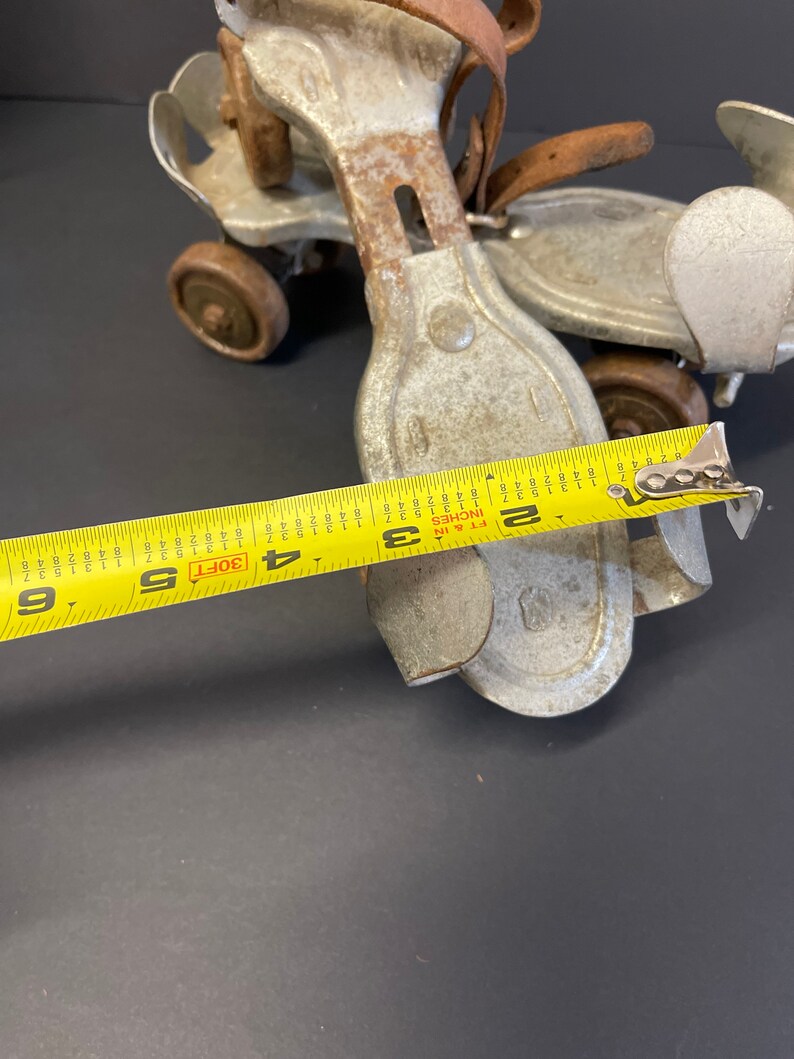 Vintage Metal Roller Skates - Etsy