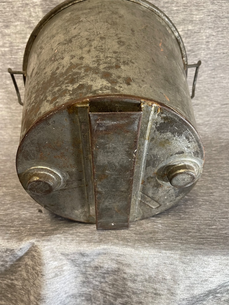 Vintage Heavy Metal Bucket 324 - Etsy