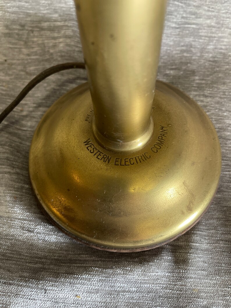 Antique Western Electric Co Pole Style Table Top Phone 425 - Etsy