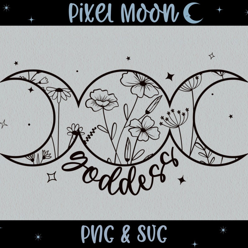 Triple Goddess Svg - Etsy
