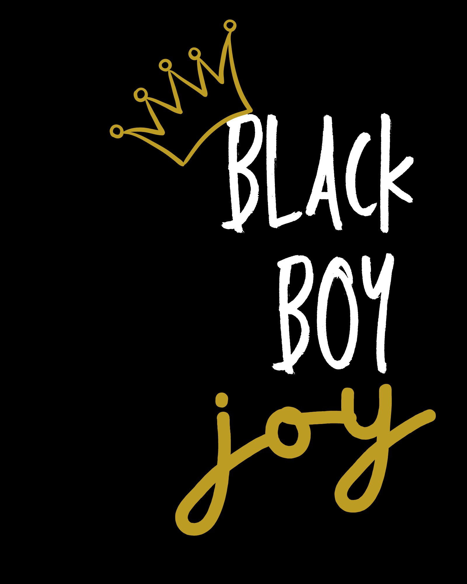Black Boy Joy Digital Print, Download, Children, Kids Play Room ...