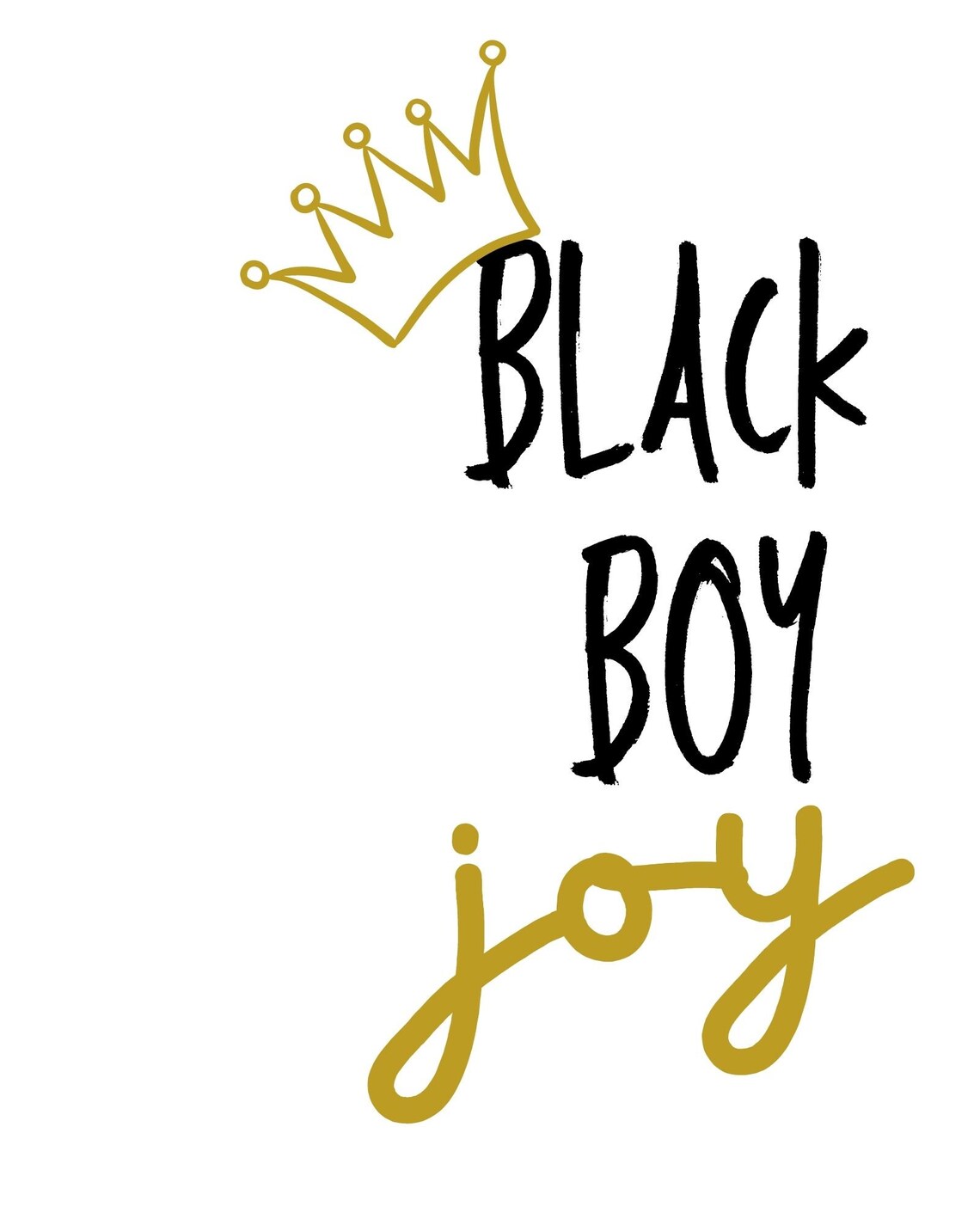 Black Boy Joy Digital Print, Download, Children, Kids Play Room ...