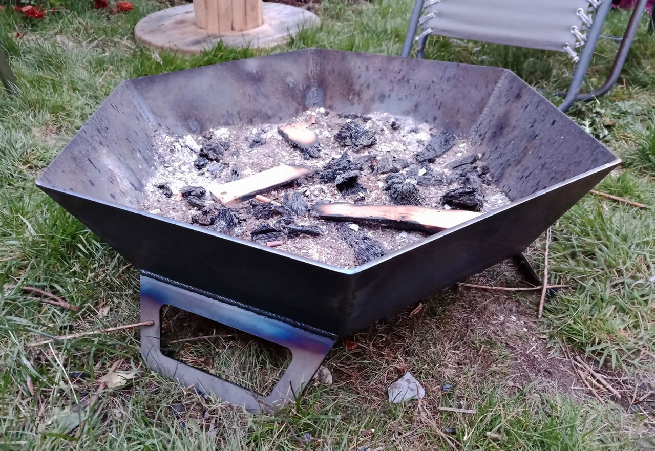 Hexagon Fire Pit - Etsy