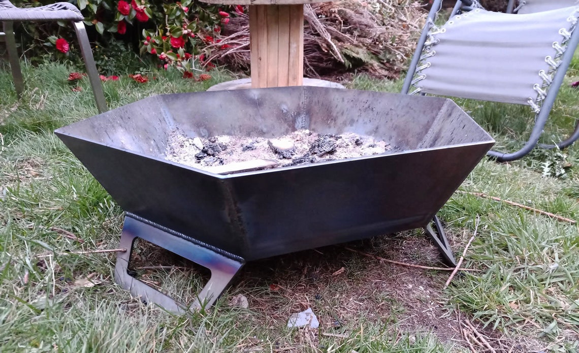 Hexagon Fire Pit - Etsy