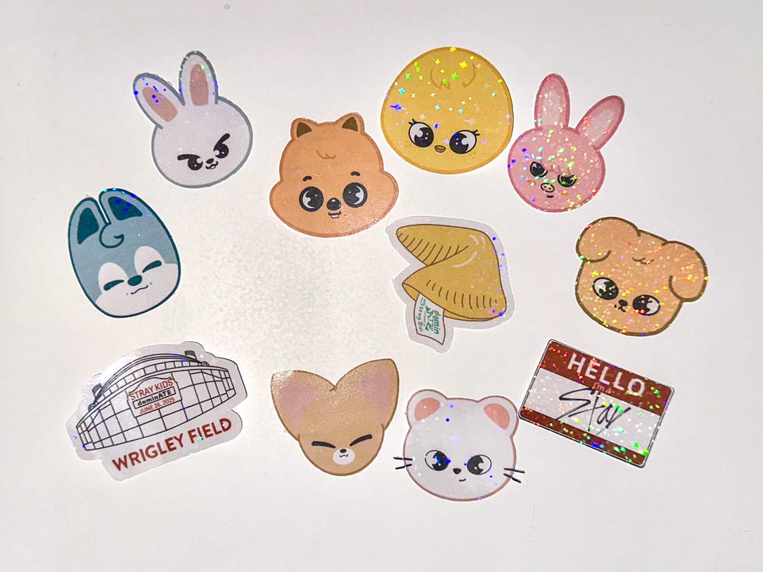 SKZ Sticker Set - Etsy