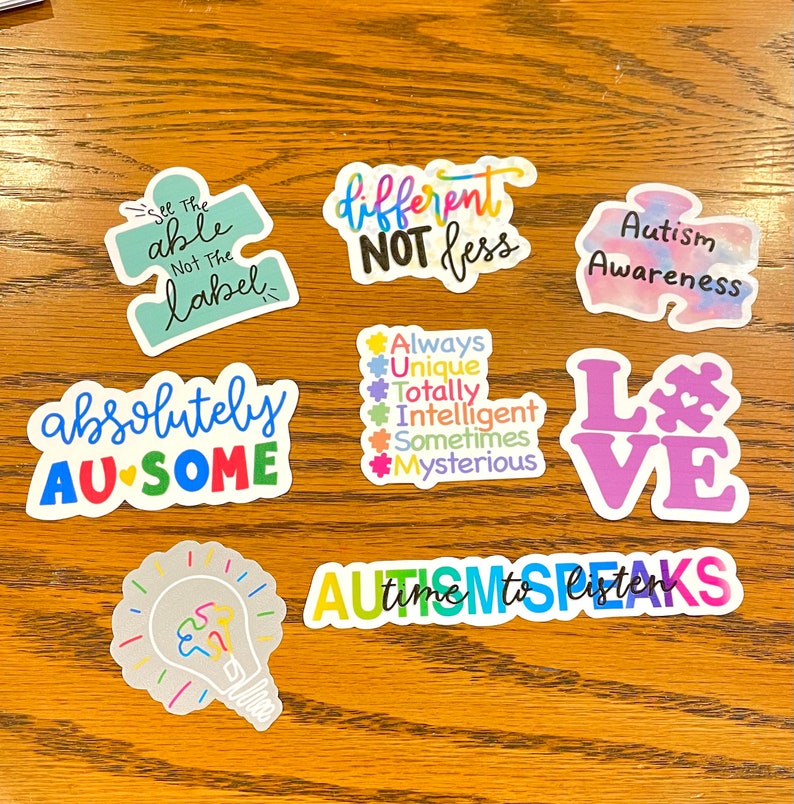 Autism Awareness Month Sticker Pack - Etsy