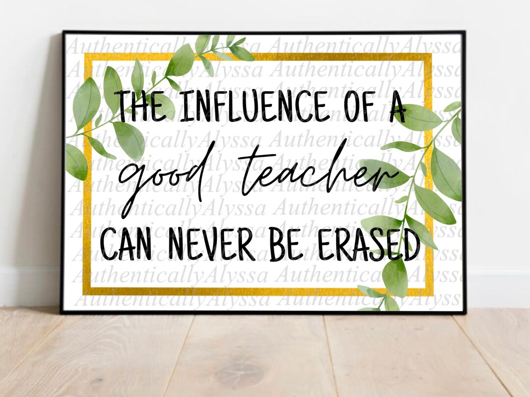 Teacher Gift Teacher Wall Art Teacher Printable Teacher Decor Printable ...