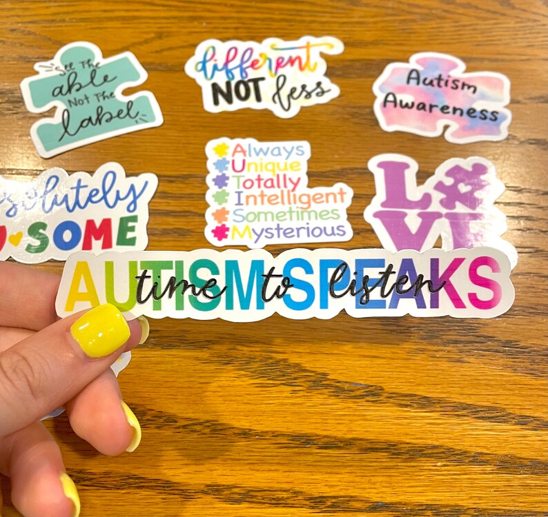 Autism Awareness Month Sticker Pack - Etsy