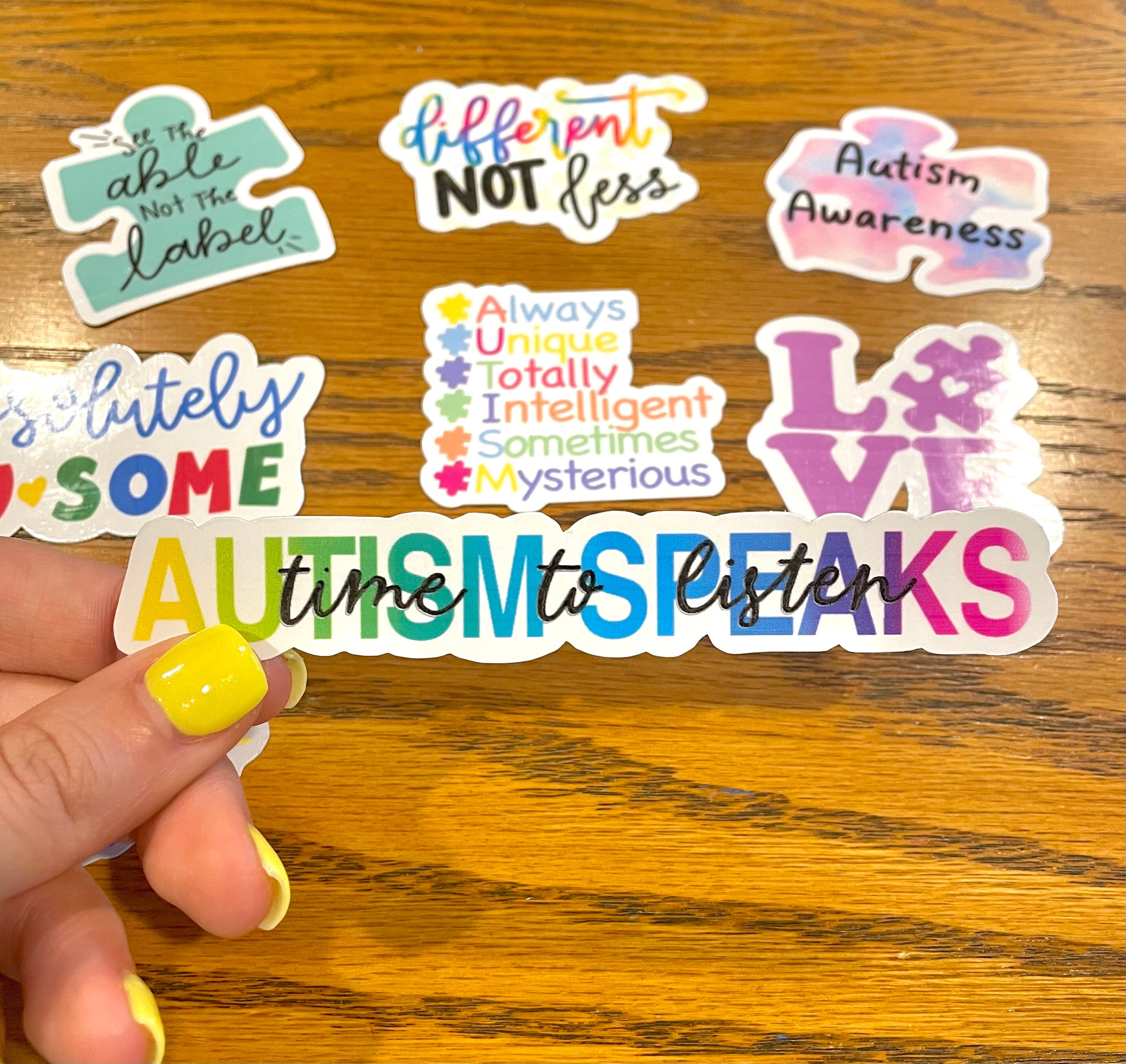 Autism Awareness Month Sticker Pack - Etsy