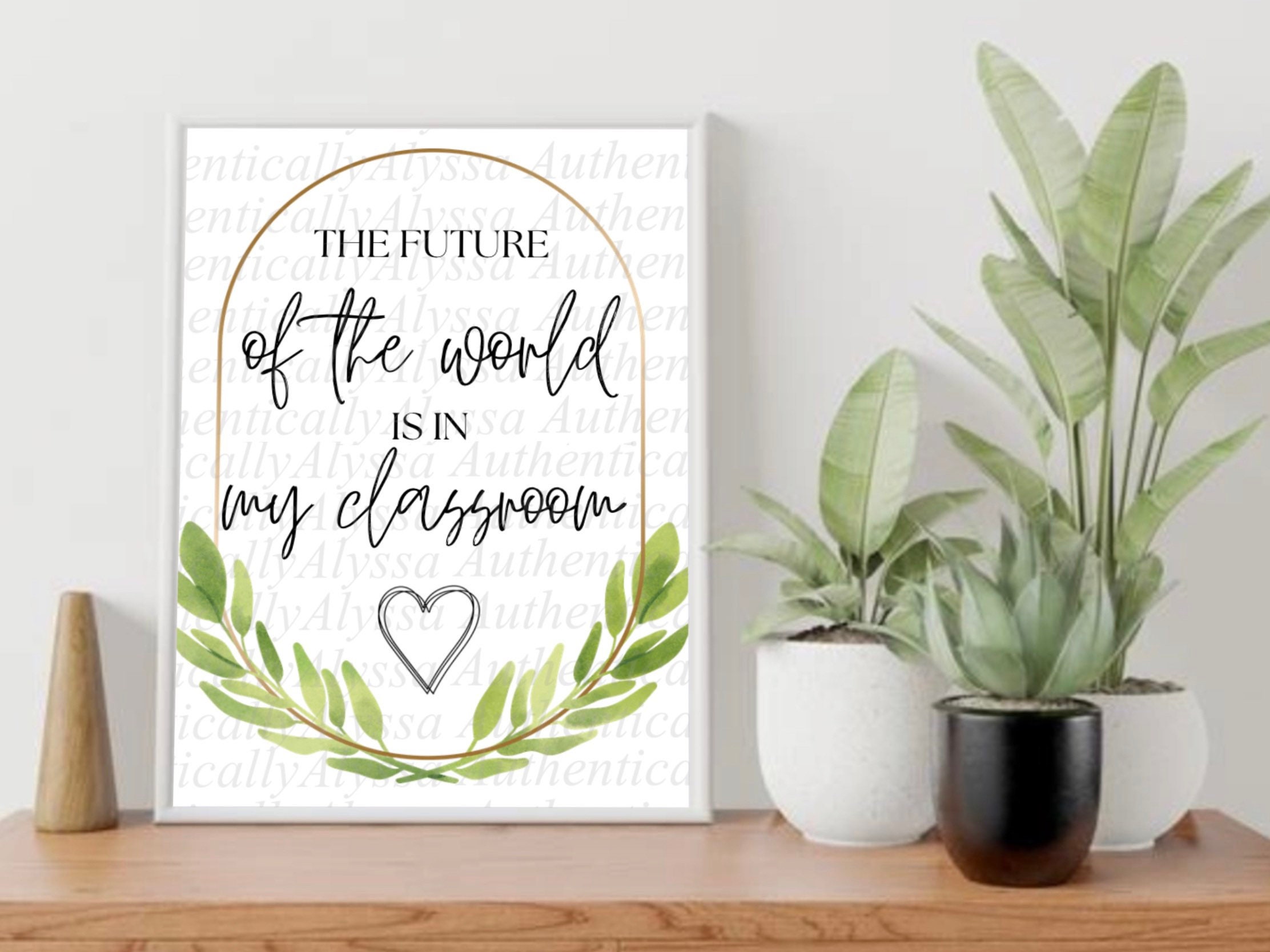 Teacher Gift Boho Teacher Wall Art Teacher Printable Teacher Decor ...