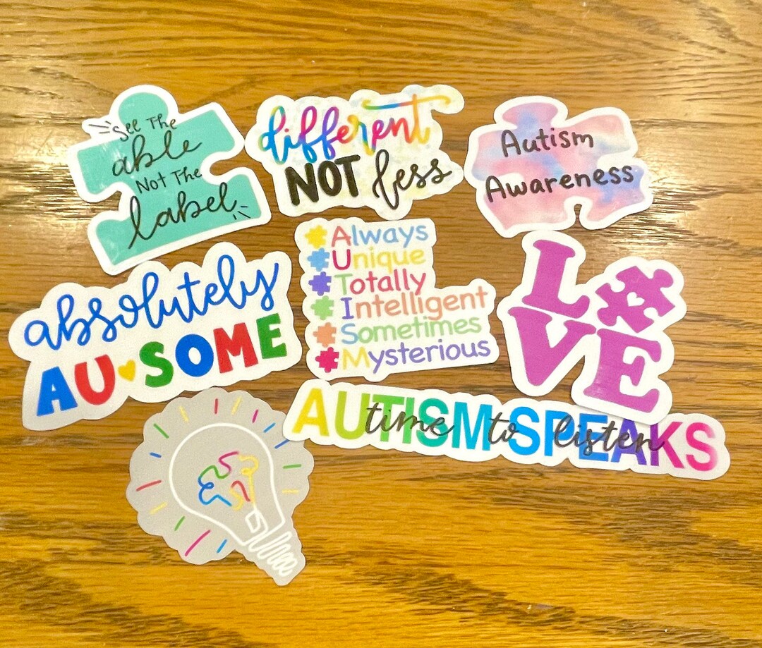 Autism Awareness Month Sticker Pack - Etsy