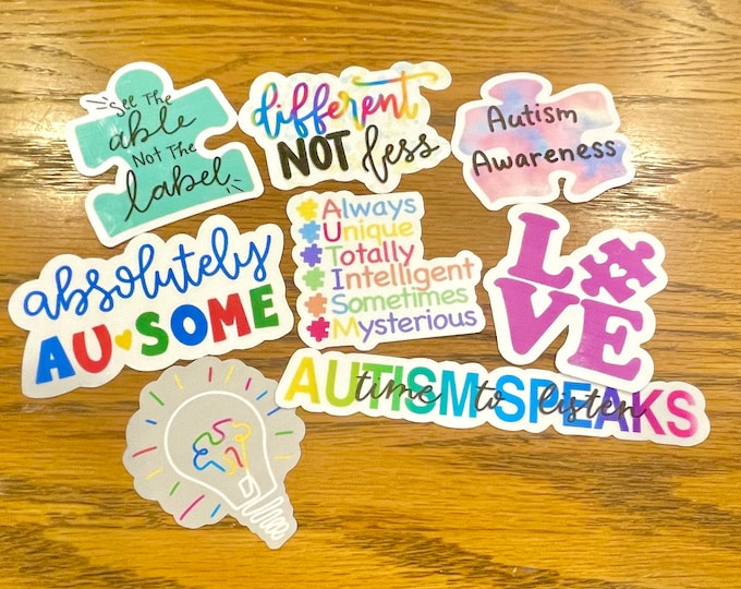 Autism Awareness Month Sticker Pack - Etsy