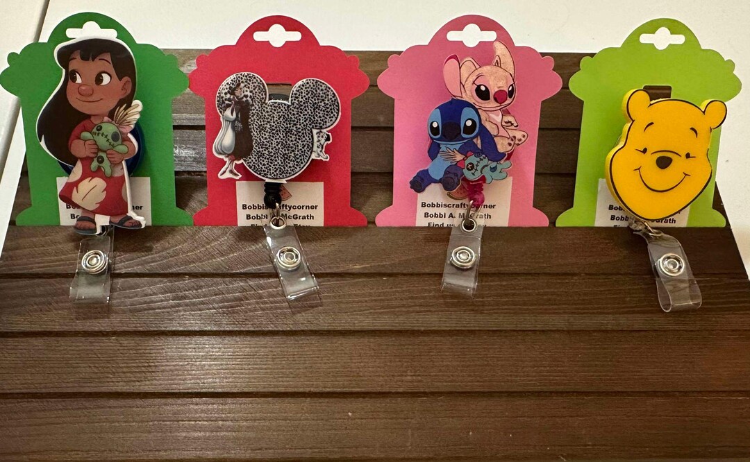 Character Badge Reels - Etsy