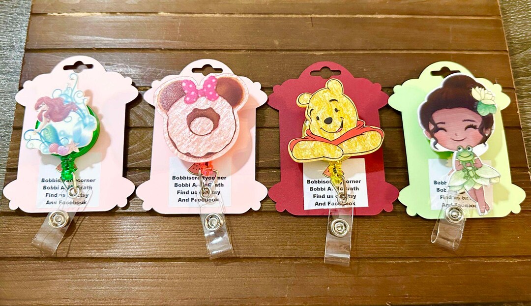 Character Badge Reels - Etsy