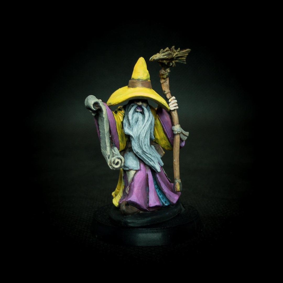 Wizard Hand Painted Dnd/d&d/dungeons and Dragons Roleplaying/rpg ...