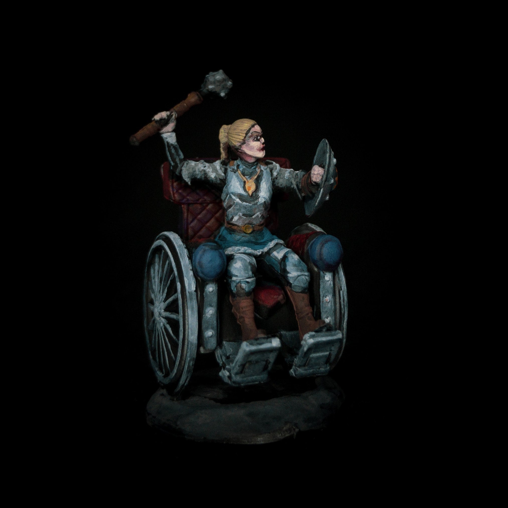 Nolzur’s Marvelous Miniature Human Cleric Wheelchair | Hand Painted Dnd ...