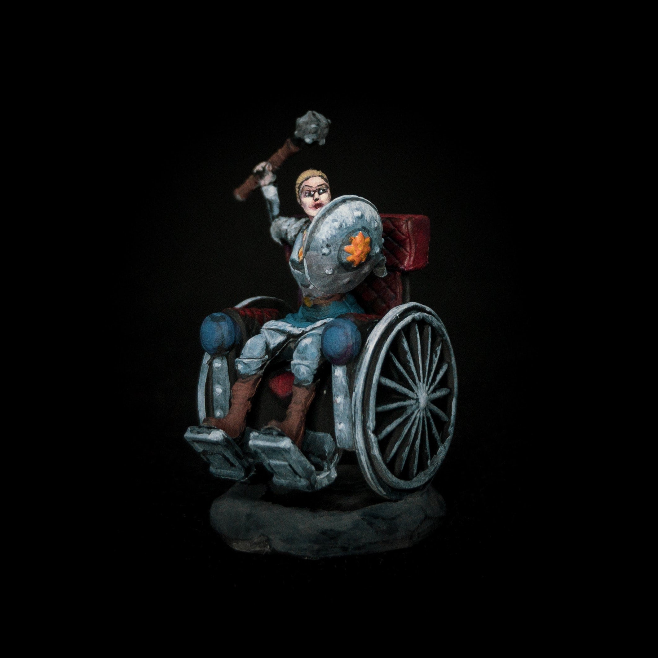 Nolzur’s Marvelous Miniature Human Cleric Wheelchair | Hand Painted Dnd ...