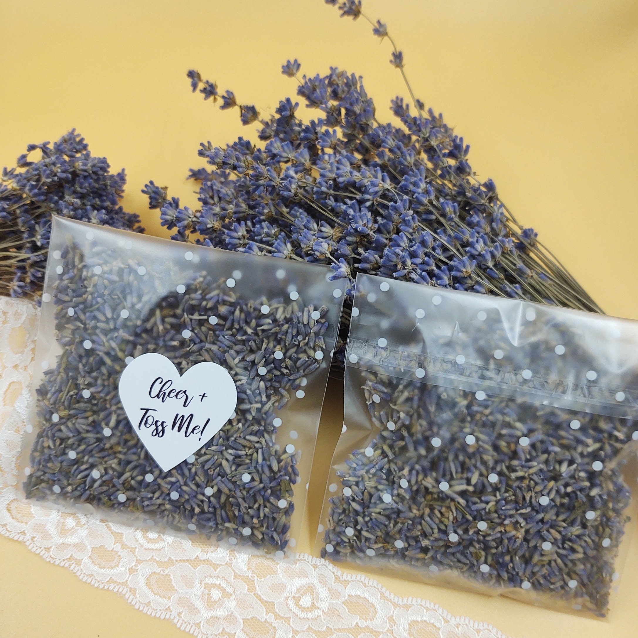 Lavender Wedding Toss Packets: Biodegradable Confetti, Eco-friendly ...