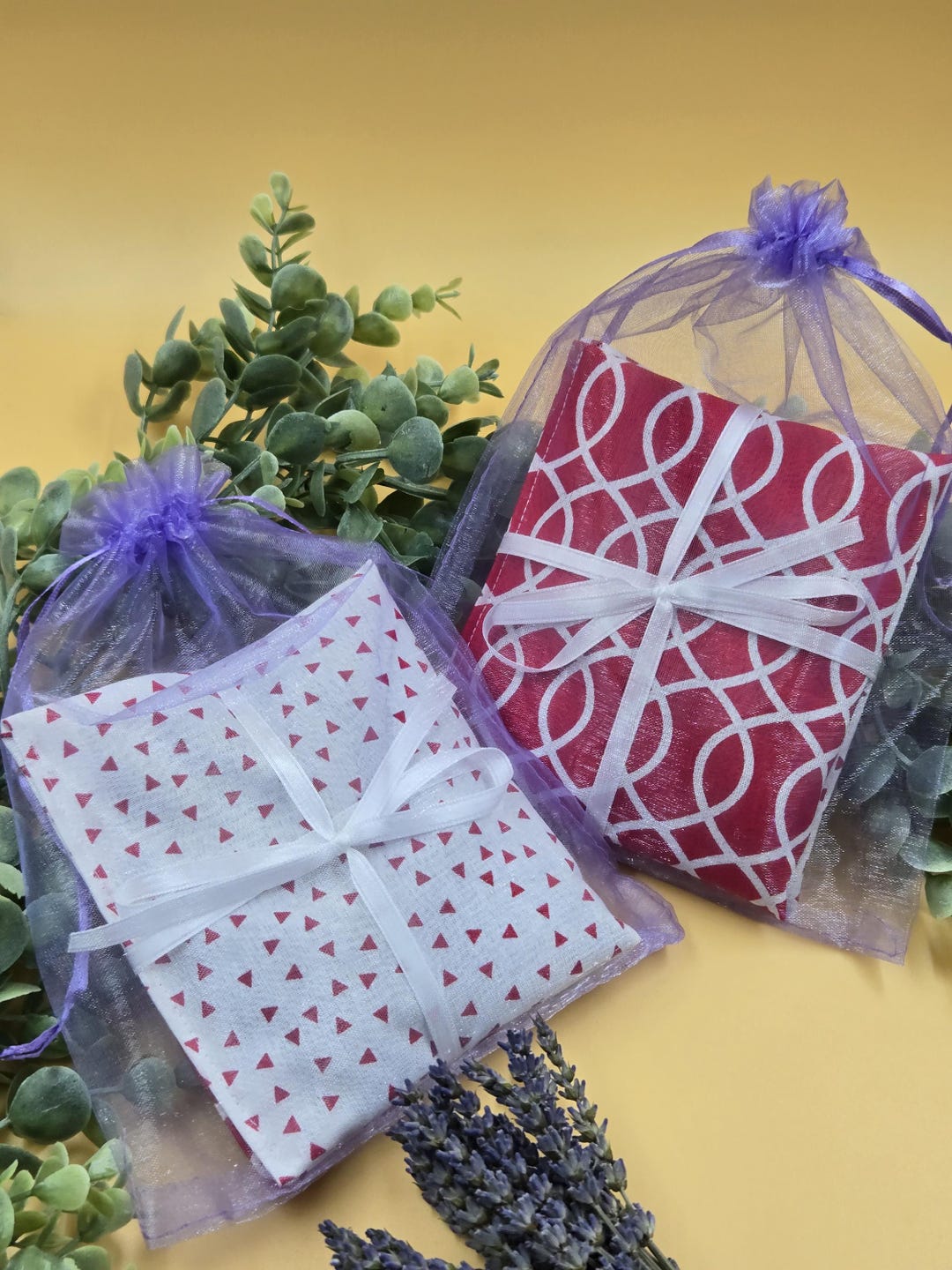 Pair of Lavender Sachets - Anxiety Relief - Stress Relief Gift - Sleep ...