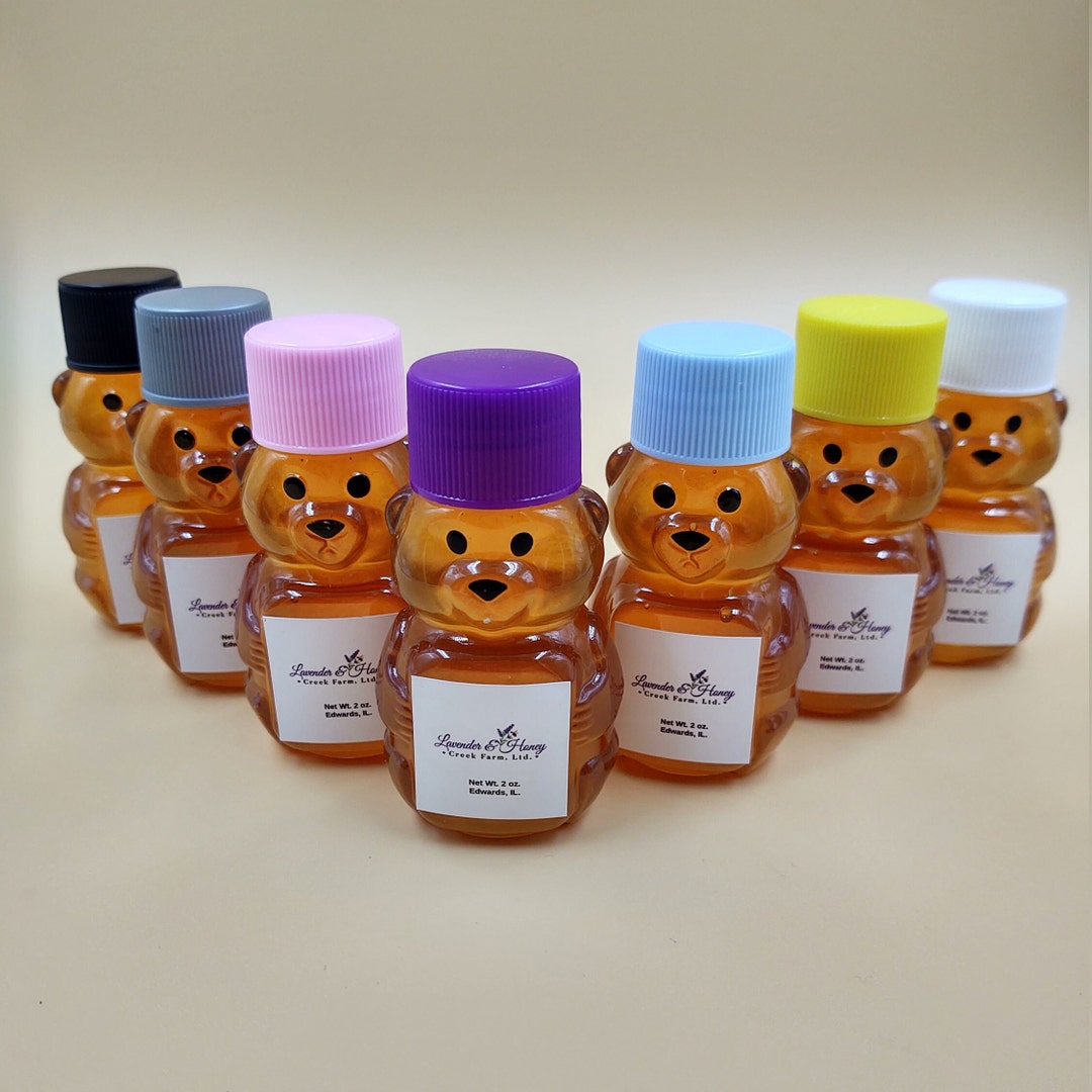 2 Oz. Honey Bear - Raw, Pure, Fresh Honey - Mini Honey Bear, Edible ...