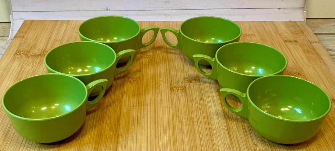 Vintage Green Miramar Melmac Cup #108 - Etsy