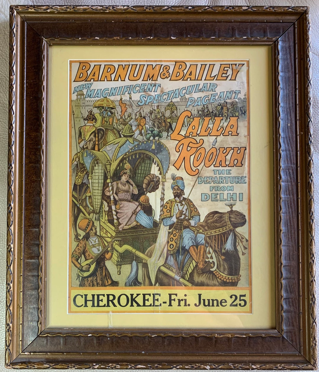 Vintage Printed Barnum and Bailey Ad- Framed - Etsy