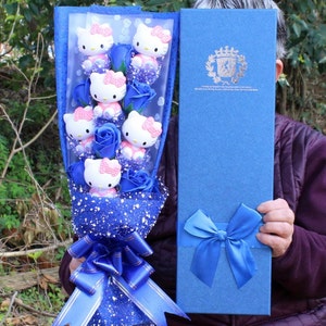 Pink Hello Kitty Teddy Bear Plush Toys - Etsy