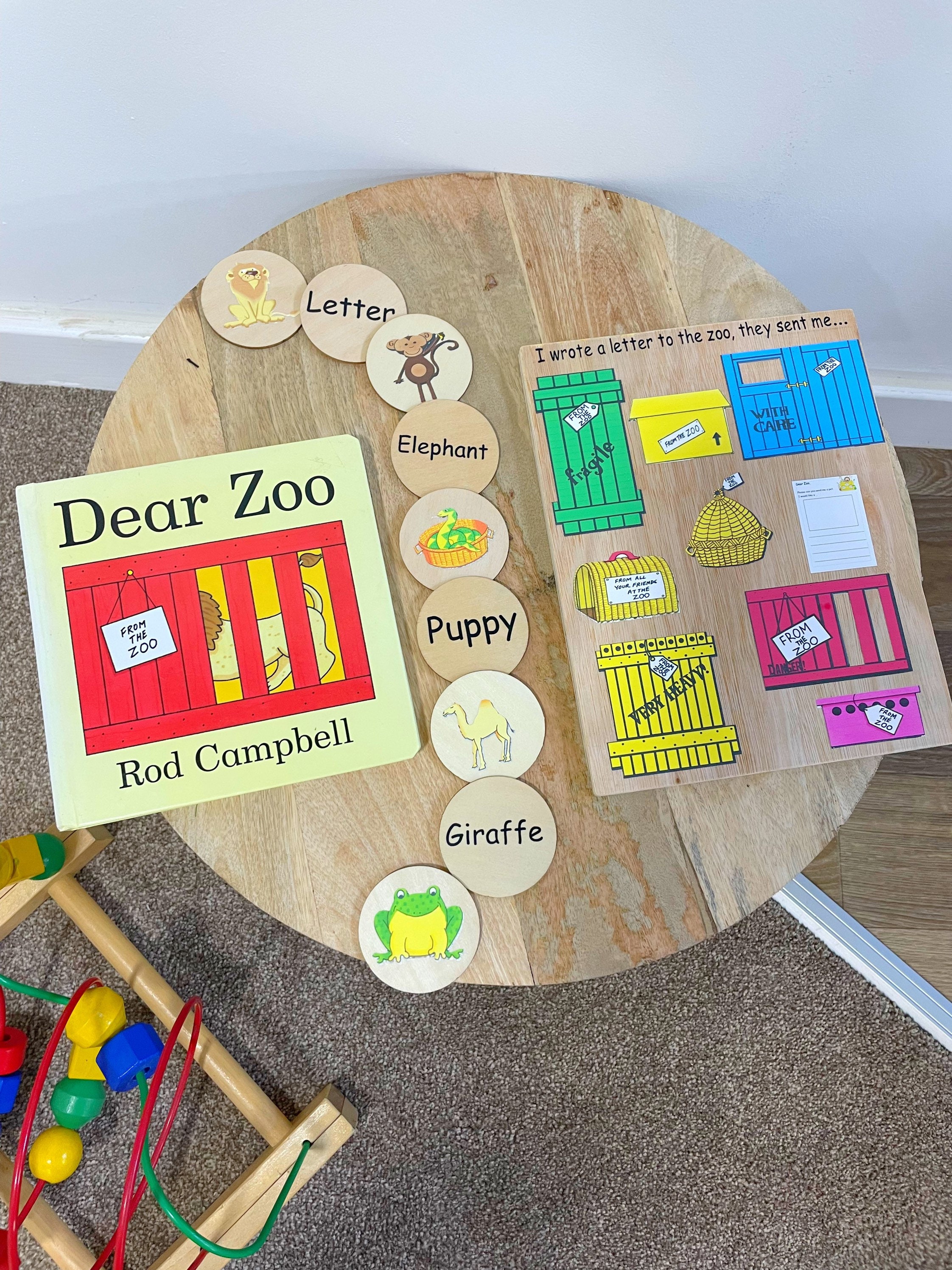 Dear Zoo Wooden Story Set Zoo Story Telling Imaginative - Etsy UK