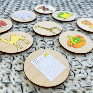 Dear Zoo Wooden Story Set Zoo Story Telling Imaginative - Etsy UK