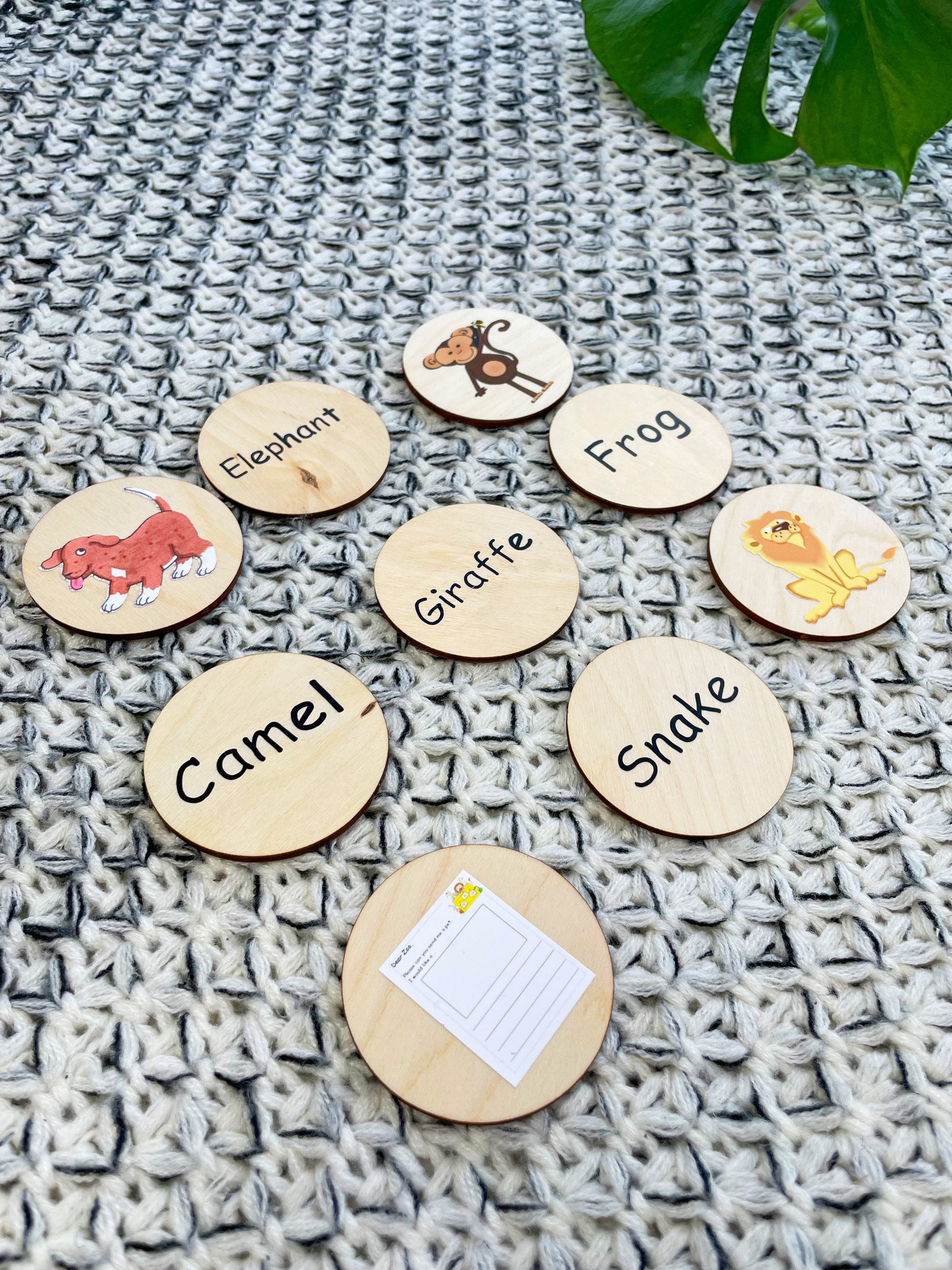 Dear Zoo Wooden Story Set Zoo Story Telling Imaginative - Etsy UK