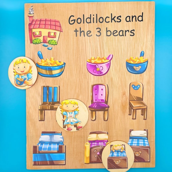 Goldilocks and the Three Bears Story Sack - Etsy