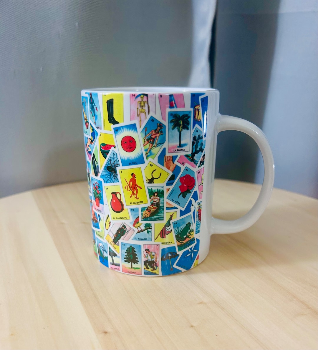 Lotería Taza Para Café Coffee Mug Etsy