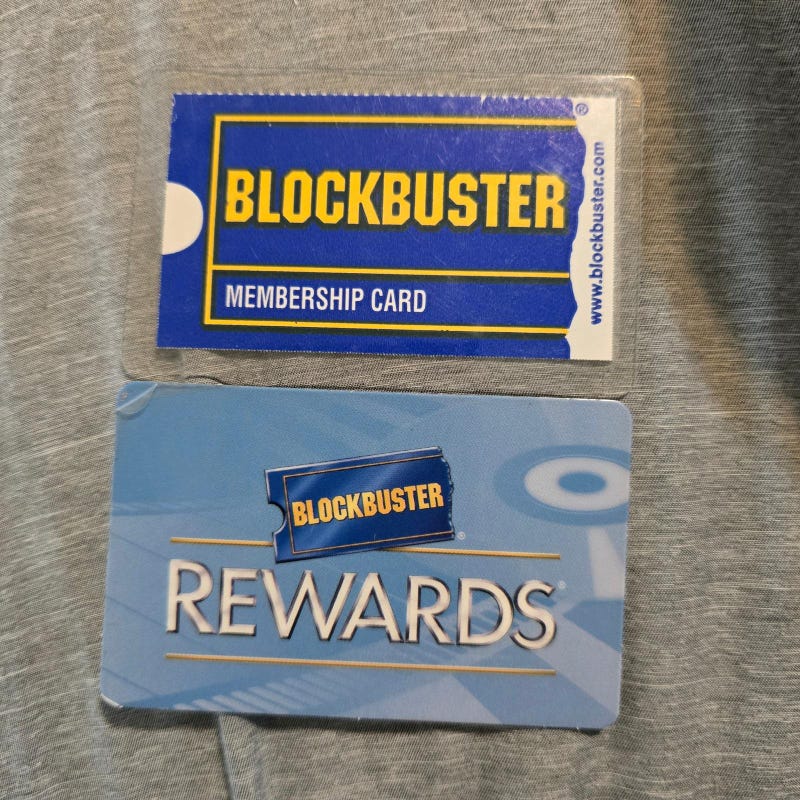 Blockbuster Membership Card - Etsy