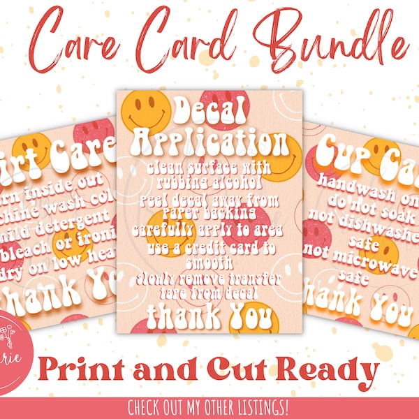 Care Instructions - Etsy