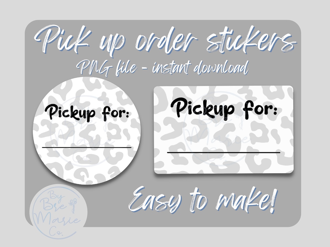 Pickup PNG Sticker, Porch Pick up Sticker, Printable Sticker, Pick up ...