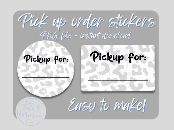 Pickup PNG Sticker Porch Pick up Sticker Printable Sticker - Etsy