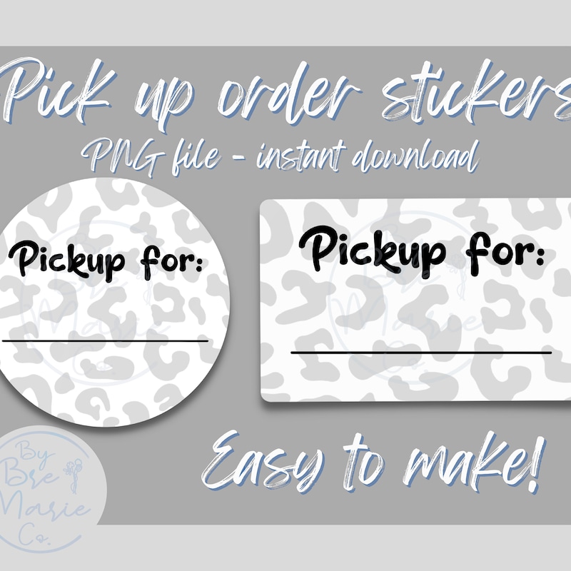 Pick up Order Template - Etsy