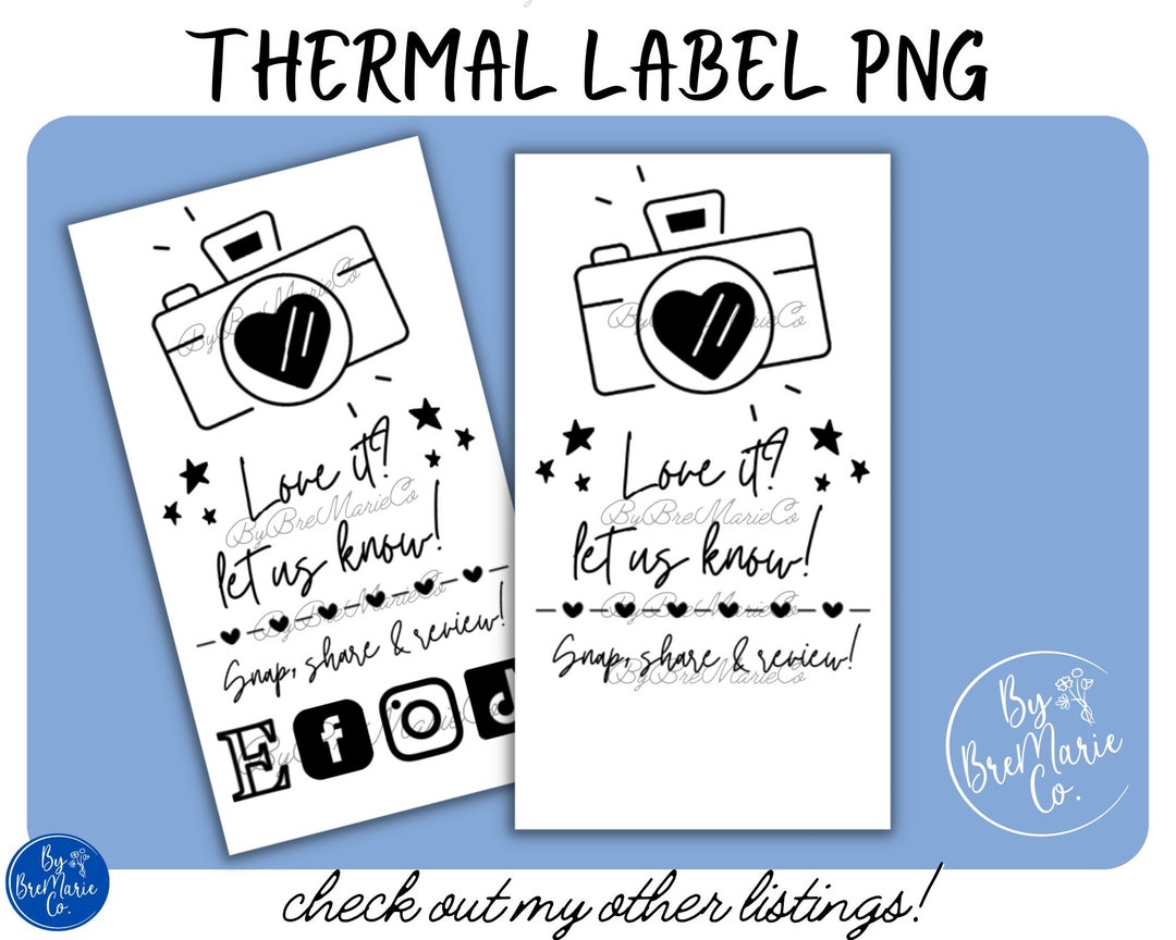Thermal Label Design, Thermal Label PNG, Packaging Stickers, Shipping ...