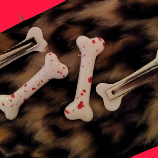 Bone Hair Clip - Etsy