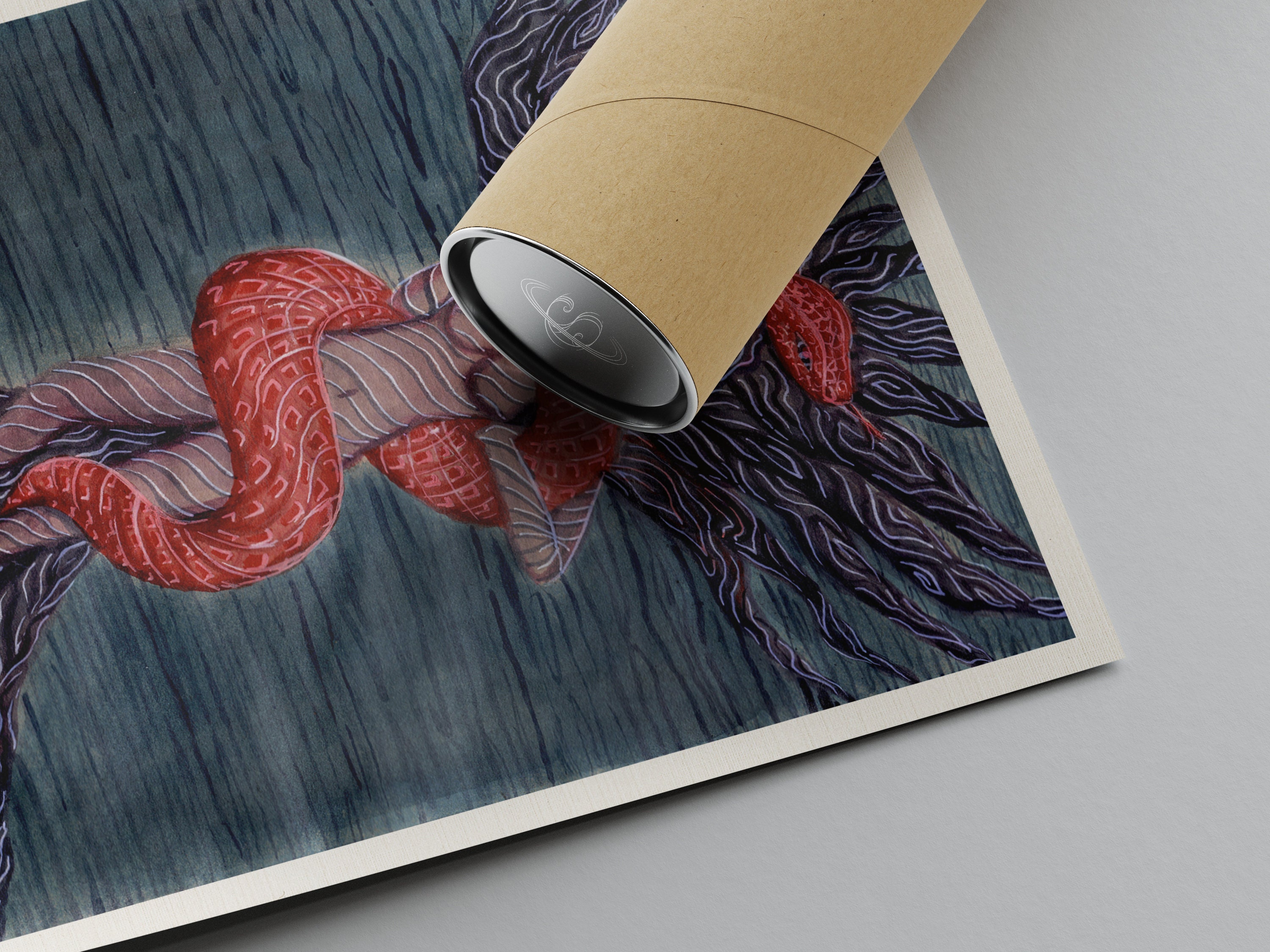 Signed 'eve' Art Print: Acrylic Ink on Canvas Paper - Etsy