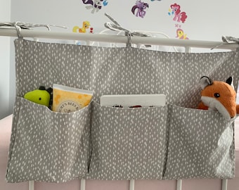 Crib Organizer ,bed Organizer for Toys, Kids Candle Pockets,cotton ...