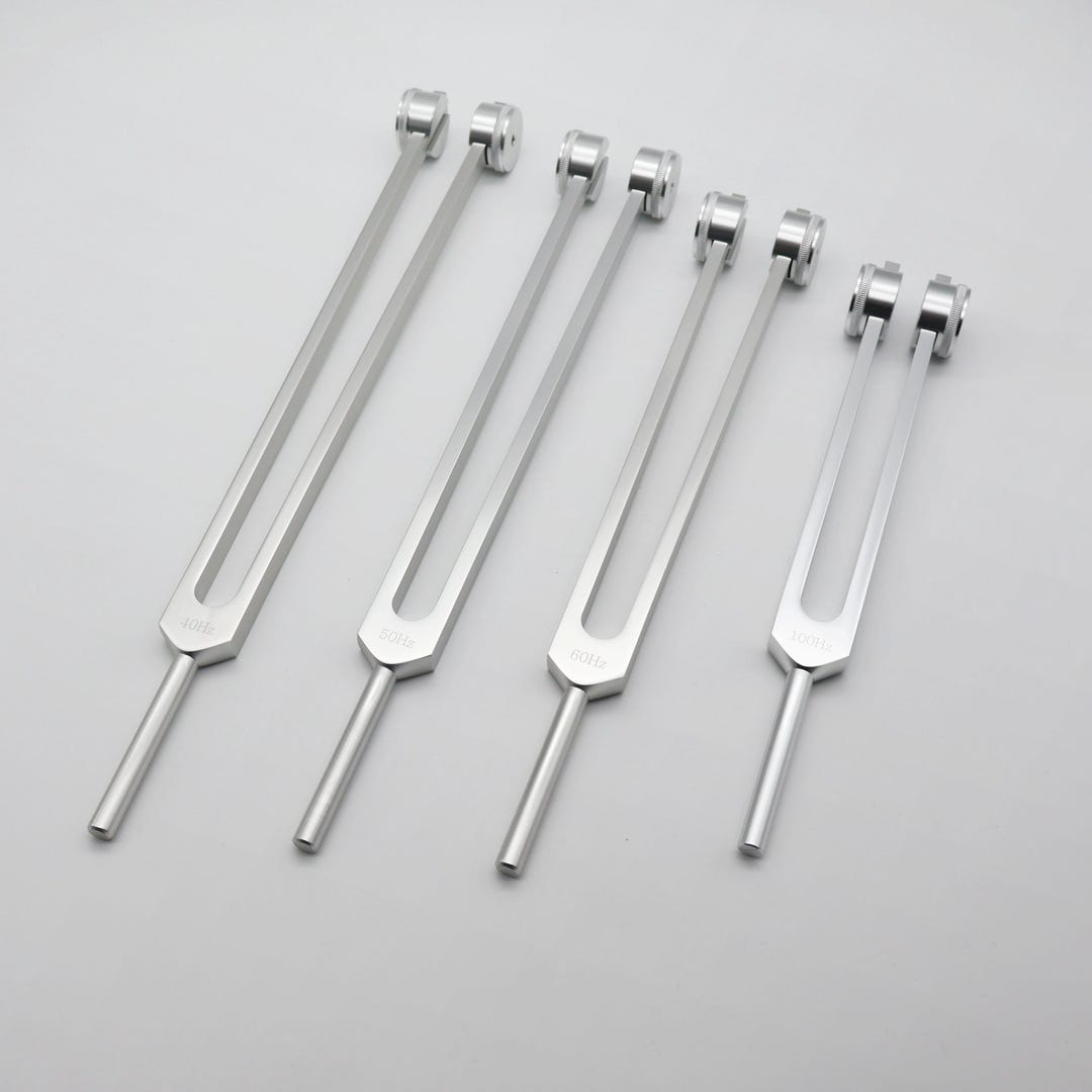 40hz/50hz/60hz/100hz Weighted Tuning Forks: Personalized Sound Therapy ...