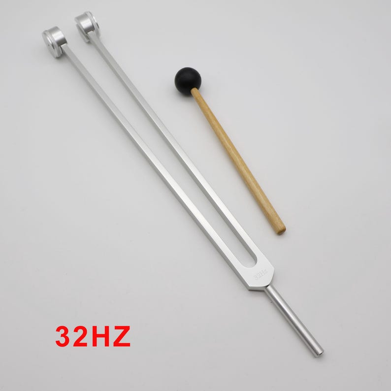 Otto Weighted Tuning Fork: 32hz / 64hz / 128hz, Sound Healing Tool ...