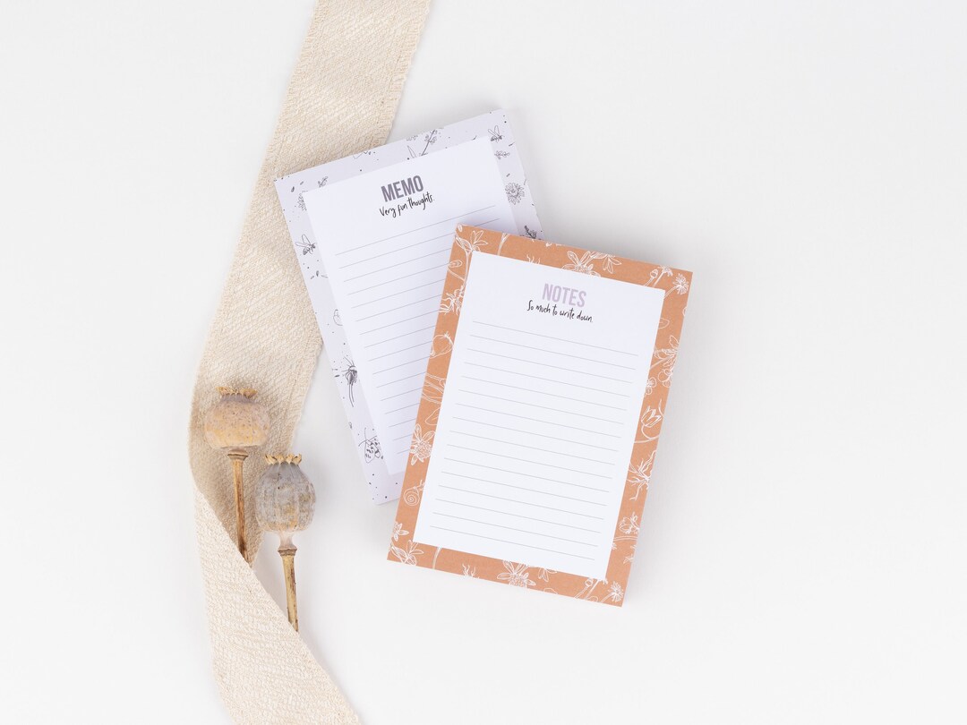 Notepad MEMO Let's Add Some Structure Block DIN A6, Organizer to Do ...