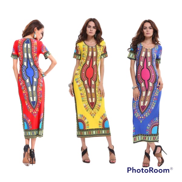 Dashiki Dress - Etsy