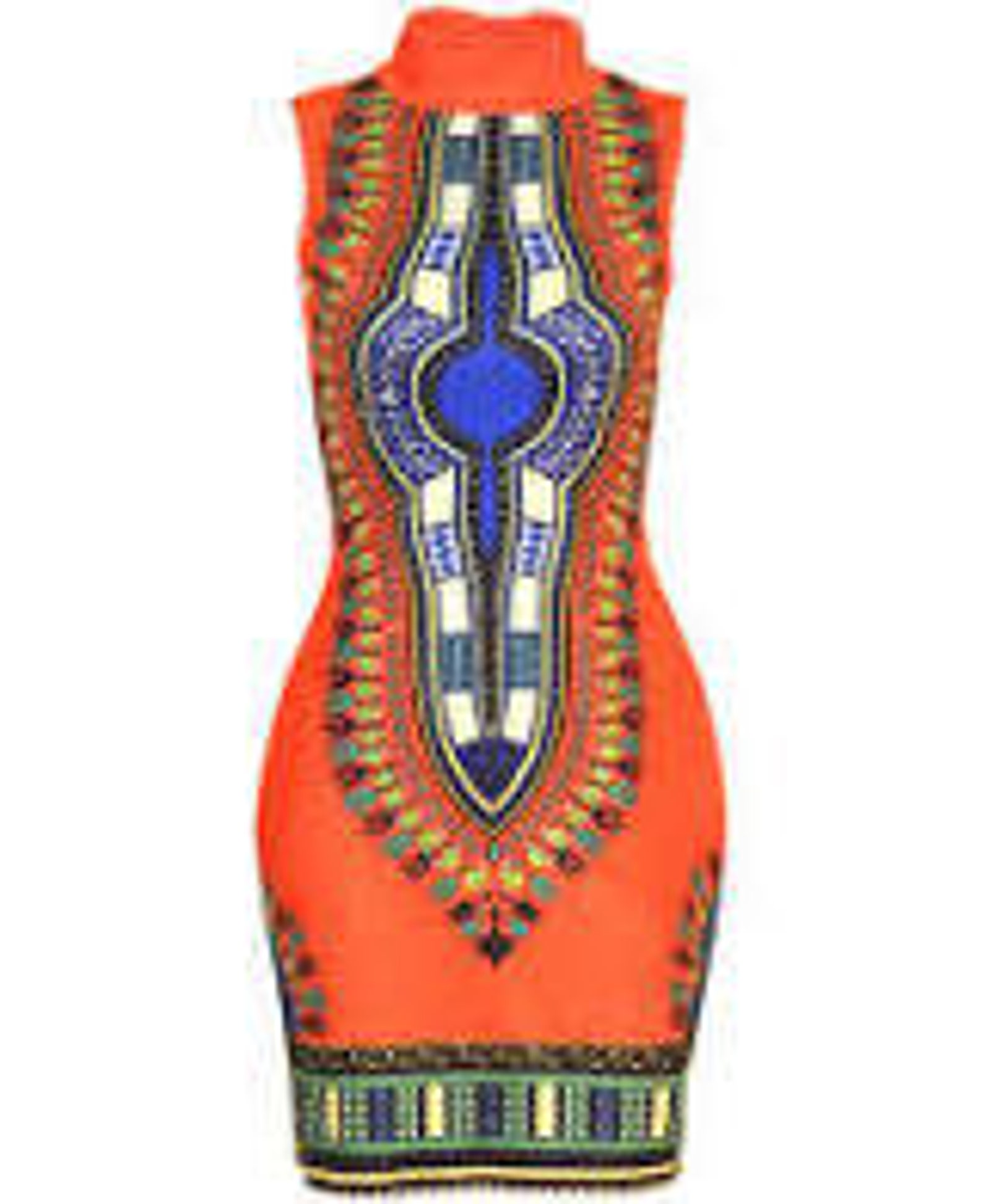 Woman’s Dashiki Print Dress Dashiki Print Dress Ankara Print Ankara ...