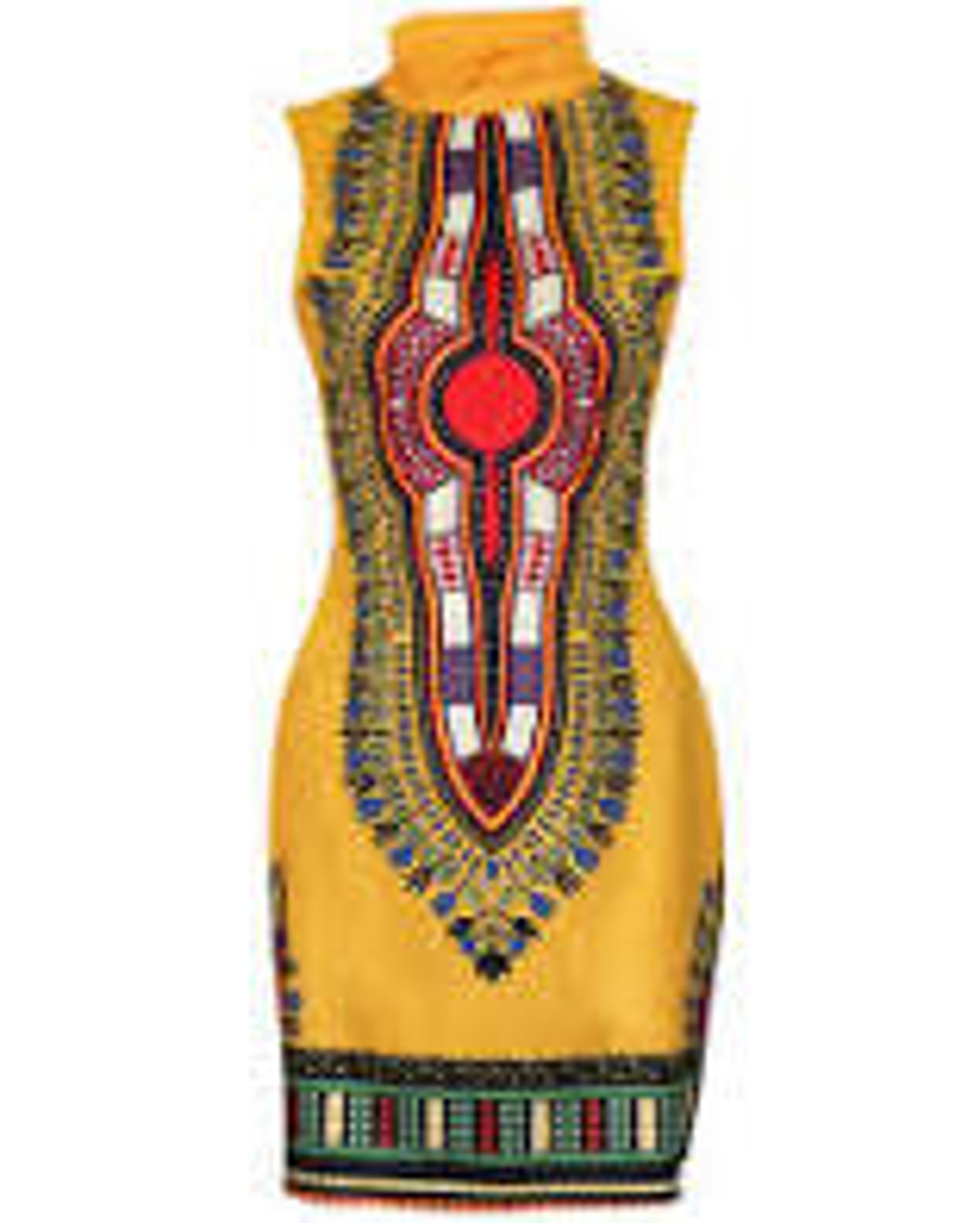 Woman’s Dashiki Print Dress Dashiki Print Dress Ankara Print Ankara ...