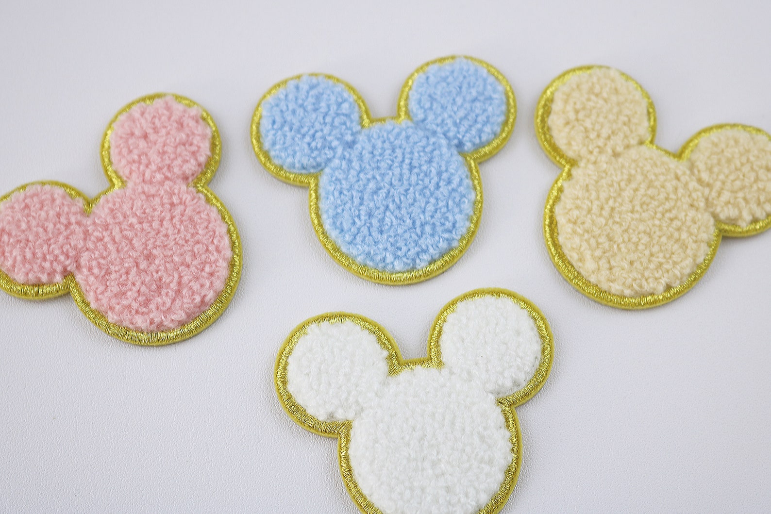 Sticker Mickey Chenille Patch Kid Cartoon Stick on Patch - Etsy